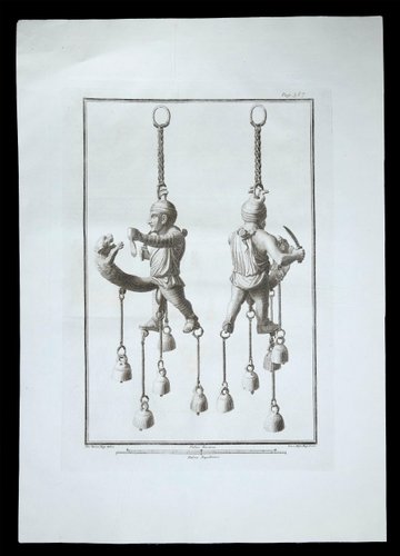 Phallus Fascinum in Ancient Roman Religion, 19th-Century, Gravure à l ...