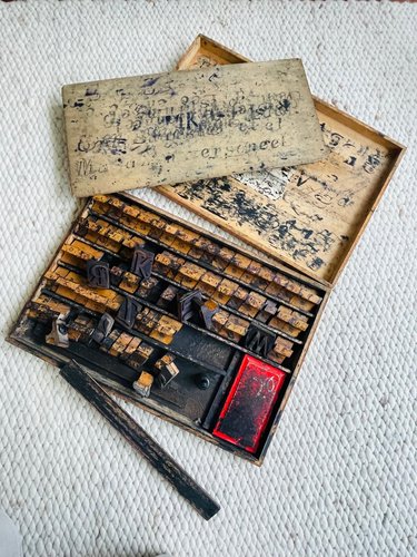 Set di timbri antichi in vendita su Pamono