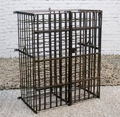 Antique Metal Wine Cage, France, 20th-Century for sale at Pamono
