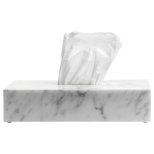 Tissue Box Cover in Marble