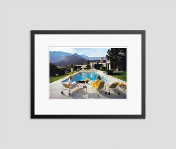 Slim Aarons, Poolside Glamour Print, Print on Photo Paper, Framed for ...
