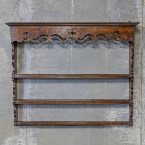 Antique Oak Wall Rack for sale at Pamono