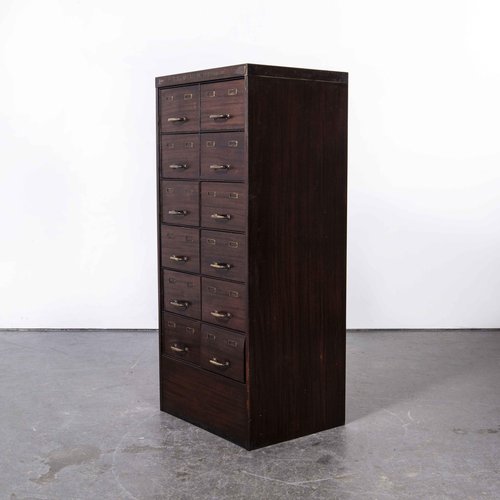 McCalls Pattern 12-Drawer Storage Cabinet, 1920s for sale at Pamono
