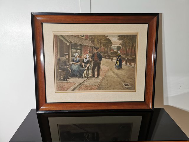 H. Houben, Lithograph, Framed for sale at Pamono