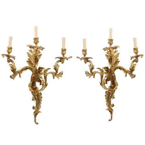 Appliques Murales Style Rococo, Set de 2 en vente sur Pamono