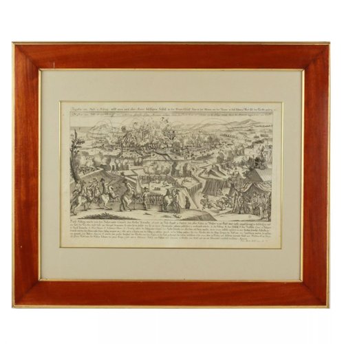 J. M. Will, Siege of Ochakov 1788, 19th Century, Engraving, Framed for ...