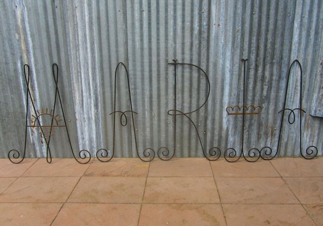 Dutch Church MARIA Letters, Set of 5 for sale at Pamono