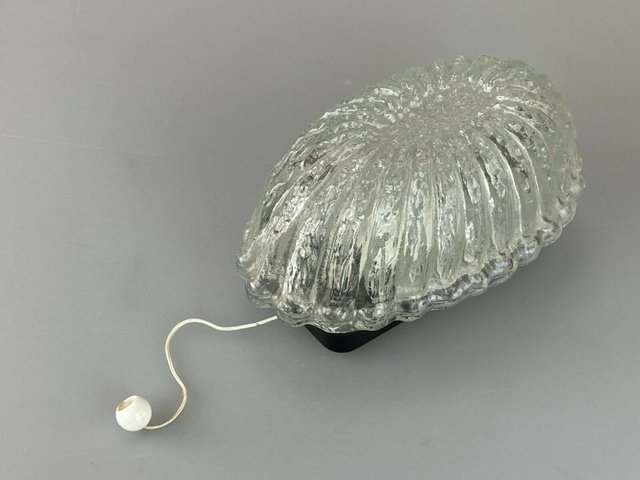 Mid-Century Space Age Wall Lamp in Glass for sale at Pamono