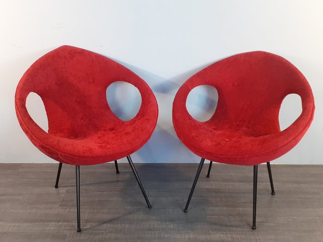 Set of Space Age Polish Ufo Chair, 1970s for sale at Pamono