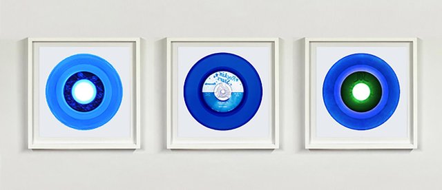 B Side Vinyl Collection, Trio, 2010s, Colored Photograph for sale at Pamono