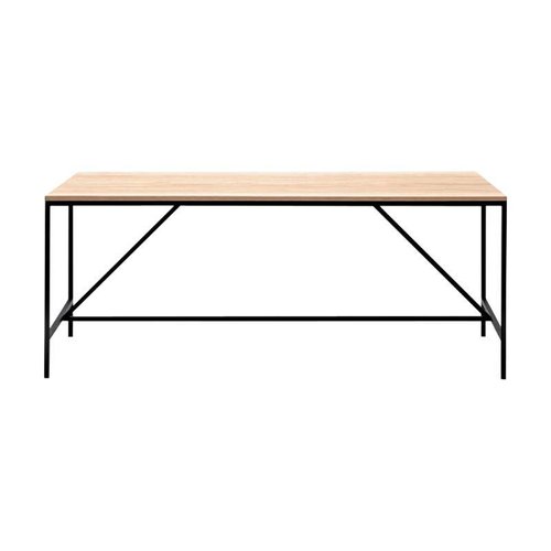 Cache Dining Table in Wood and Steel by Paul McCobb for sale at Pamono