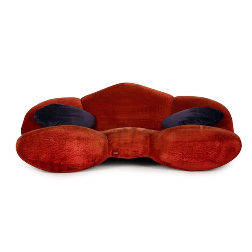 Orangefarbenes Bretz 2-Sitzer Sofa bei Pamono kaufen