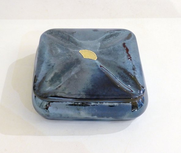 Large French Metallic Sandstone Box for sale at Pamono