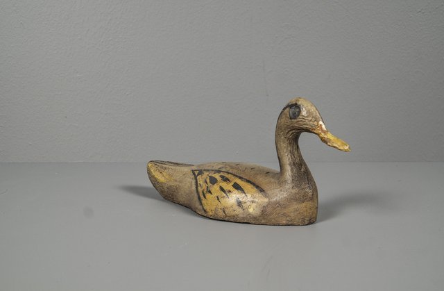 Handgefertigte Ente aus Holz bei Pamono kaufen