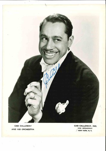 Signed Portrait Cab Calloway, Vintage Photo, Mid 20th-Century for sale ...