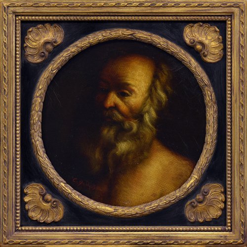 Neapolitan School Artist, Philosopher, 1600s, Oil on Canvas, Framed for ...