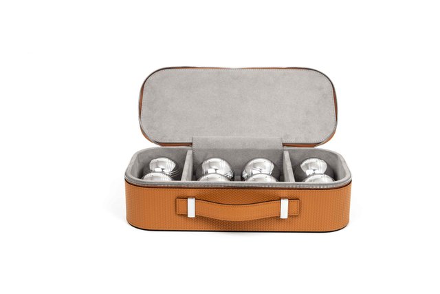 Leather Bowls Game Set for sale at Pamono