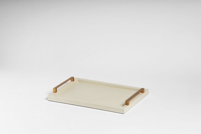 Leather Jupiter Tray for sale at Pamono