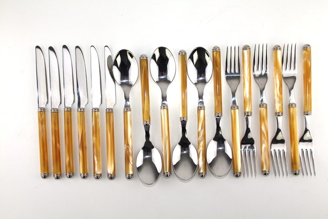 EME Besteck von Inox, Italien, 1960er, 18er Set bei Pamono kaufen