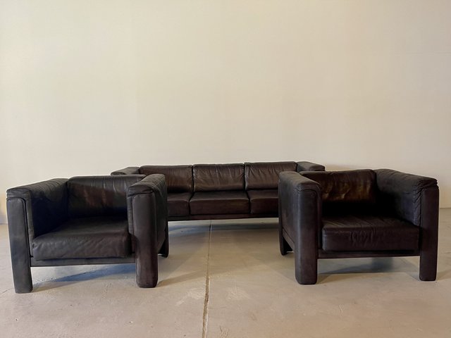 Sofa & Sessel von IP sit, 1980er, 3er Set bei Pamono kaufen