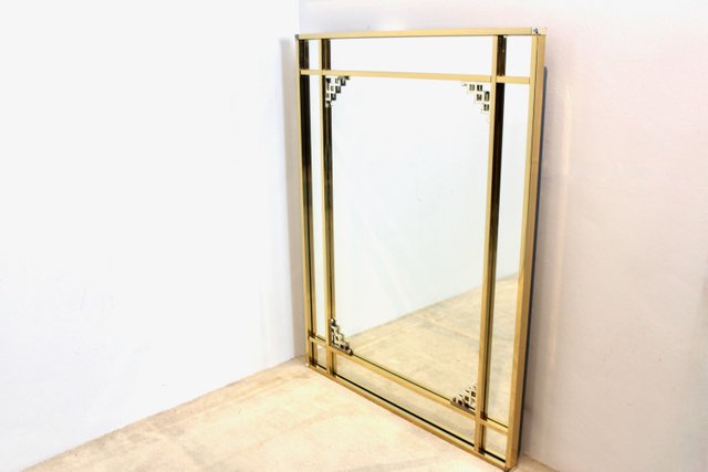 Large Graphical Mirror from Belgochrom for sale at Pamono