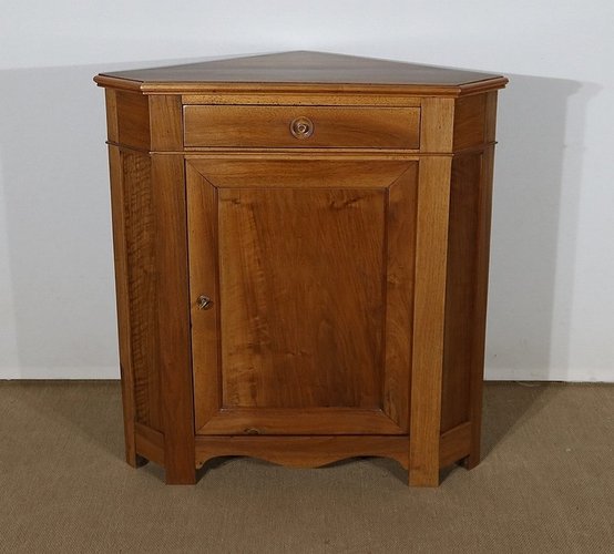 Solid Walnut Corner Cabinet for sale at Pamono
