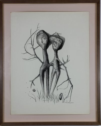 Simone Le Carre-Galimard, Ohne Titel 6, Zeichnung bei Pamono kaufen