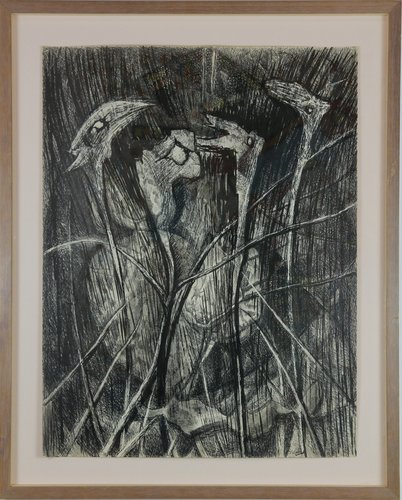 Simone Le Carré-Galimard, Ohne Titel 7, Zeichnung bei Pamono kaufen