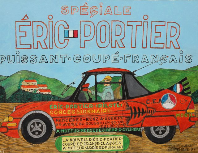 Jean Tourlonias, Eric Portier, Mixed Media on Canvas for sale at Pamono