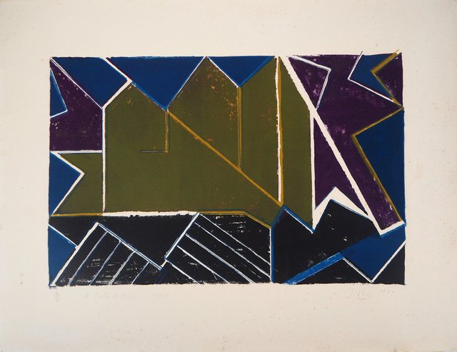 Jean Pons, The Doors of Paris, 1950, Original Lithographie bei Pamono ...