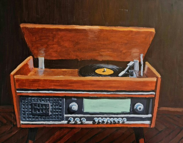 Alexander Sandro Antadze, Soviet Gadget, 2021, Acrylic on Canvas for ...