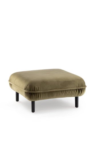 Green Velour Bean Pouf from Emko for sale at Pamono