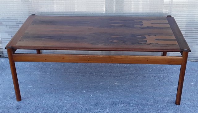 Scandinavian Rosewood Coffee Table from Dokka Mobler, 1970s for sale at ...