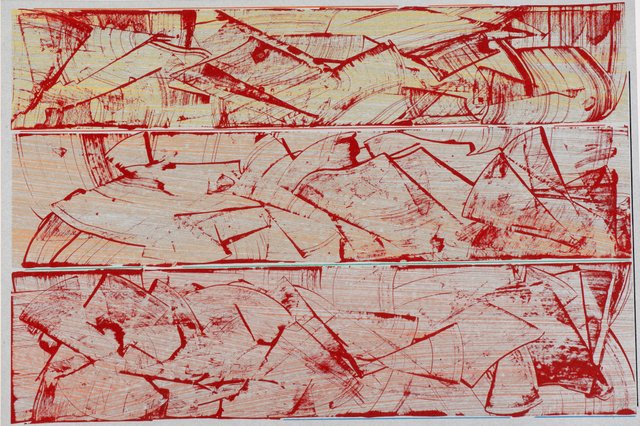 Kenneth Noland, Grau, 1990, Original Lithographie bei Pamono kaufen