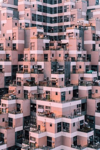 Aerialperspective Images, Pyramid-Shape Residential Building ...