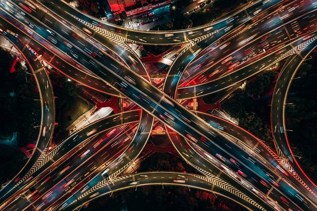 Road Intersection Top View