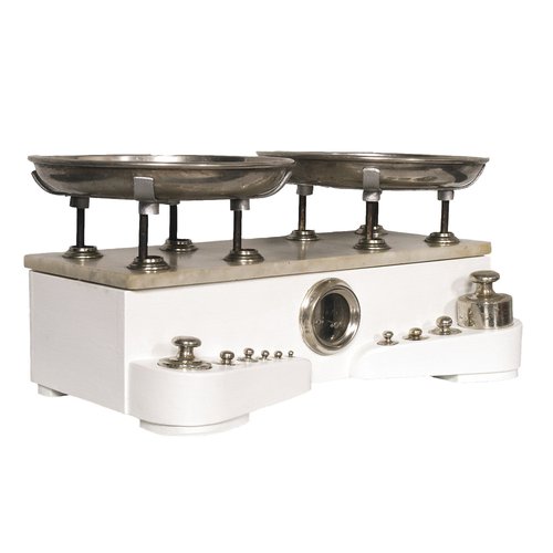 Antique White Weight Scale for sale at Pamono
