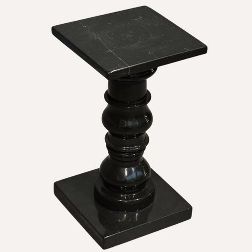 Stone pedestal side table store