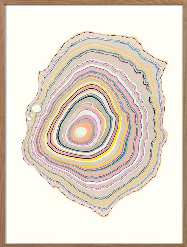 Pernille Snedker, Grey Woodrings #16, Giclée Print for sale at Pamono