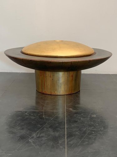 Disco Nello Spazio Skulptur aus Glasfaser & Kupfer von Ravi Sing für ...