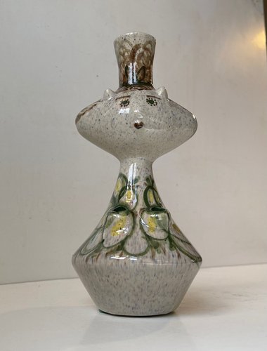 Vase Sculptural en Grès Verni par Paul Nyhuus, 1960s en vente sur Pamono