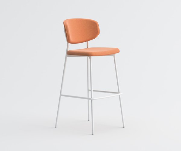 Orange Wround 6c81 Stool by Studio Pastina for Copiosa for sale at Pamono