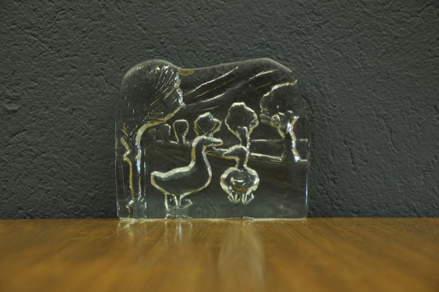 Buchstütze von Paul Isling für Nybro Glasbruk bei Pamono kaufen