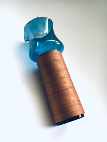 Mid-Century Modern Scandinavian Glass Decanter by Pukeberg, Sweden ...