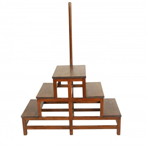 Victorian Mahogany Library Ladder for sale at Pamono