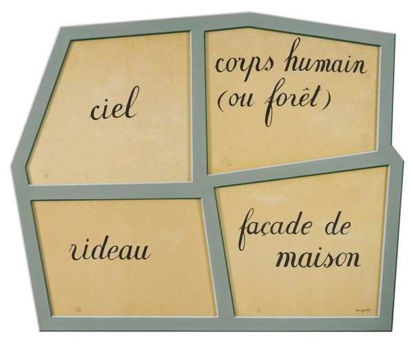 Nach René Magritte, The Empty Mask, Lithographie bei Pamono kaufen