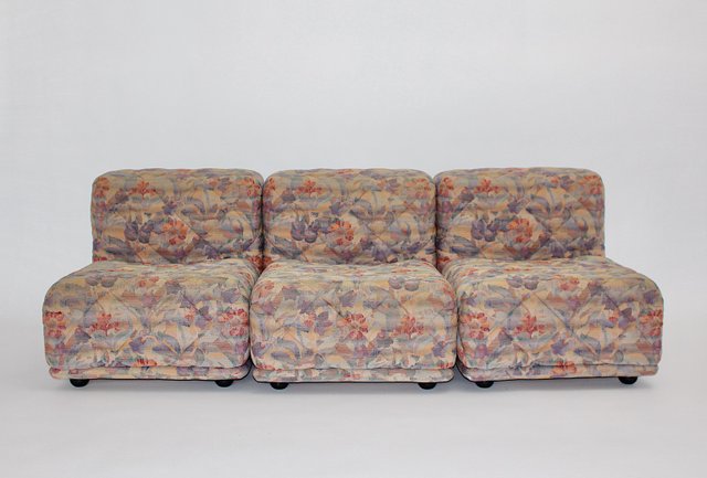 Space Age Pastel Color Freestanding Modular Sofa from Wittmann, Austria ...