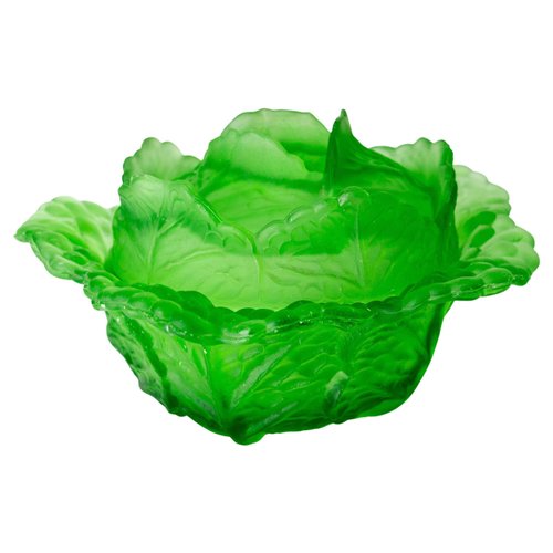 Centro de mesa o guantera francesa estilo Portieux de vidrio verde ...