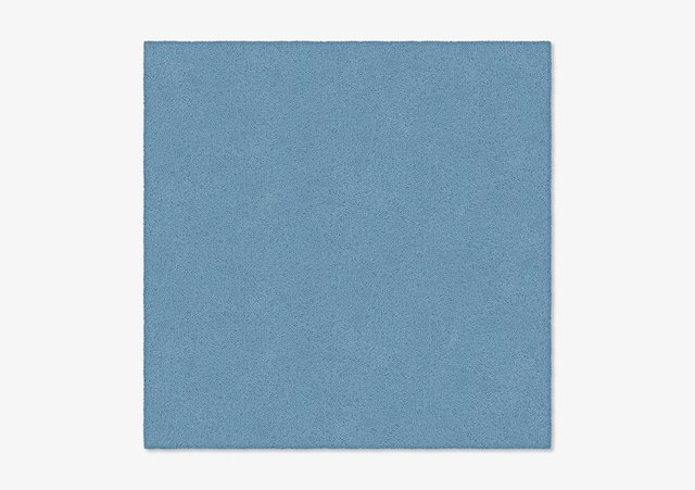 Light Blue Square Plain Rug from Marqqa for sale at Pamono