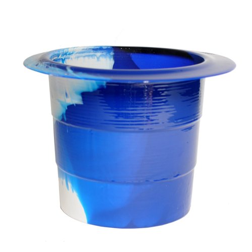 Clear Blue Matt Blue and Matt White Babel L Ice Bucket by Gaetano Pesce ...